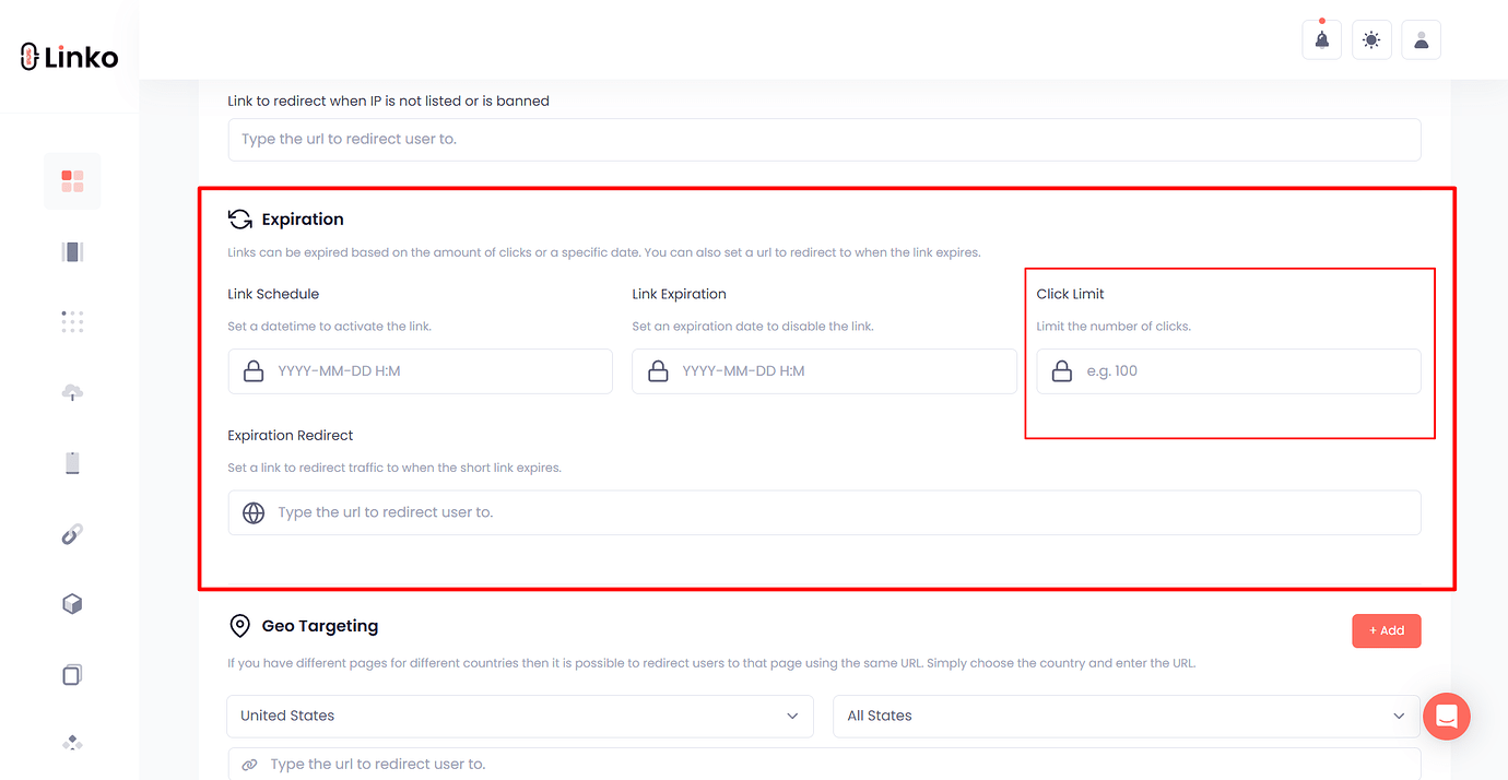 How to set up link expiration (temporary URL)? - Links - Linko Discussions