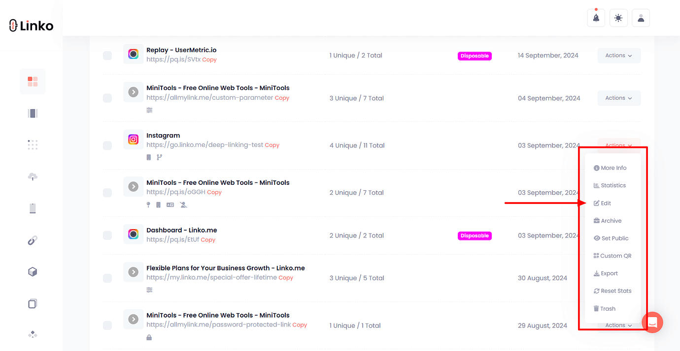 How to set up link expiration (temporary URL)? - Links - Linko Discussions