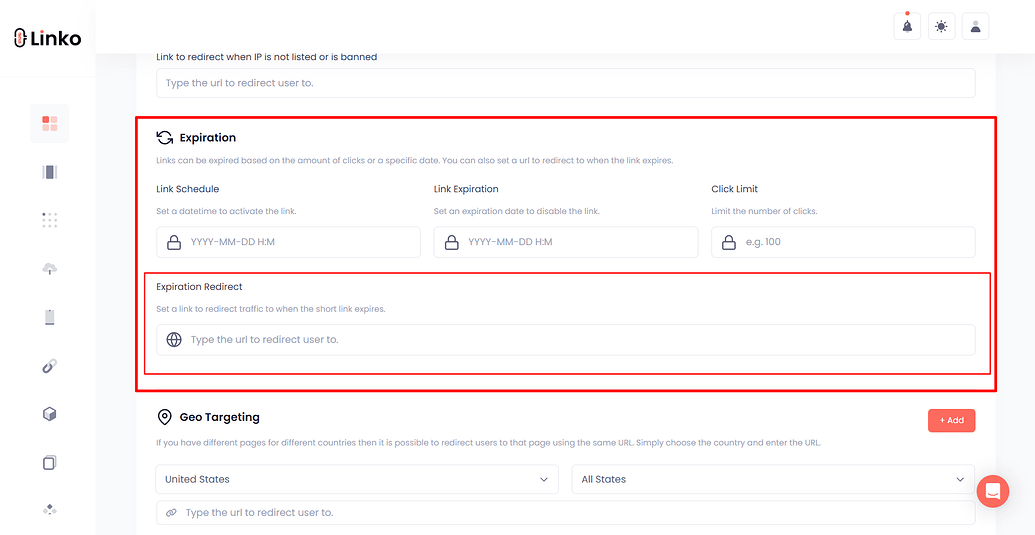 How to set up link expiration (temporary URL)? - Links - Linko Discussions