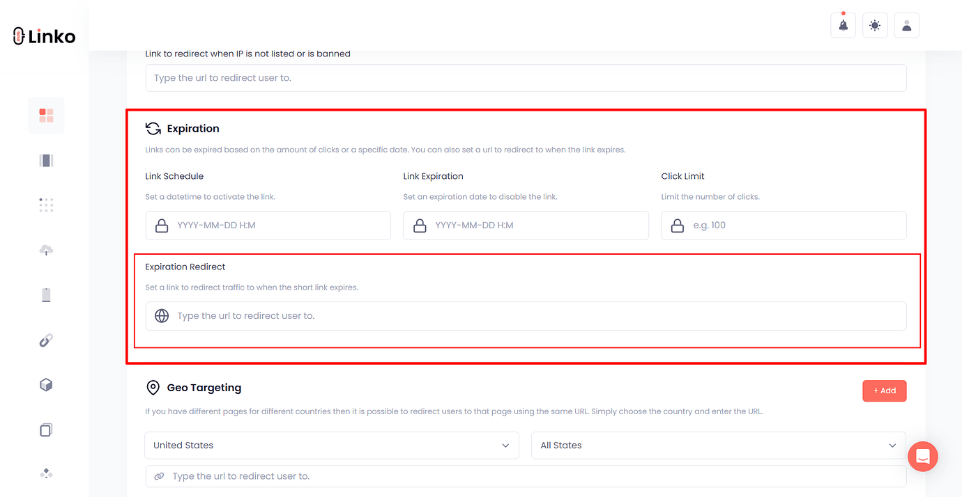 How to set up link expiration (temporary URL)? - Links - Linko Discussions